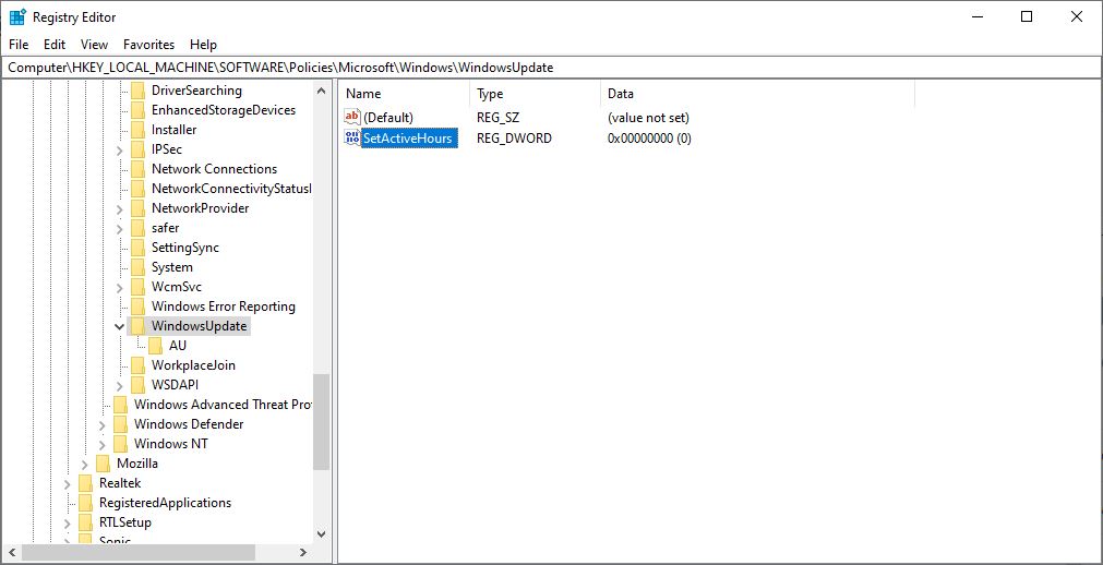 Disable Active Hours in Windows 10 and Windows server 2016 – ITVOCAB Disable Active Hours in Windows 10 and Windows server 2016 – ITVOCAB